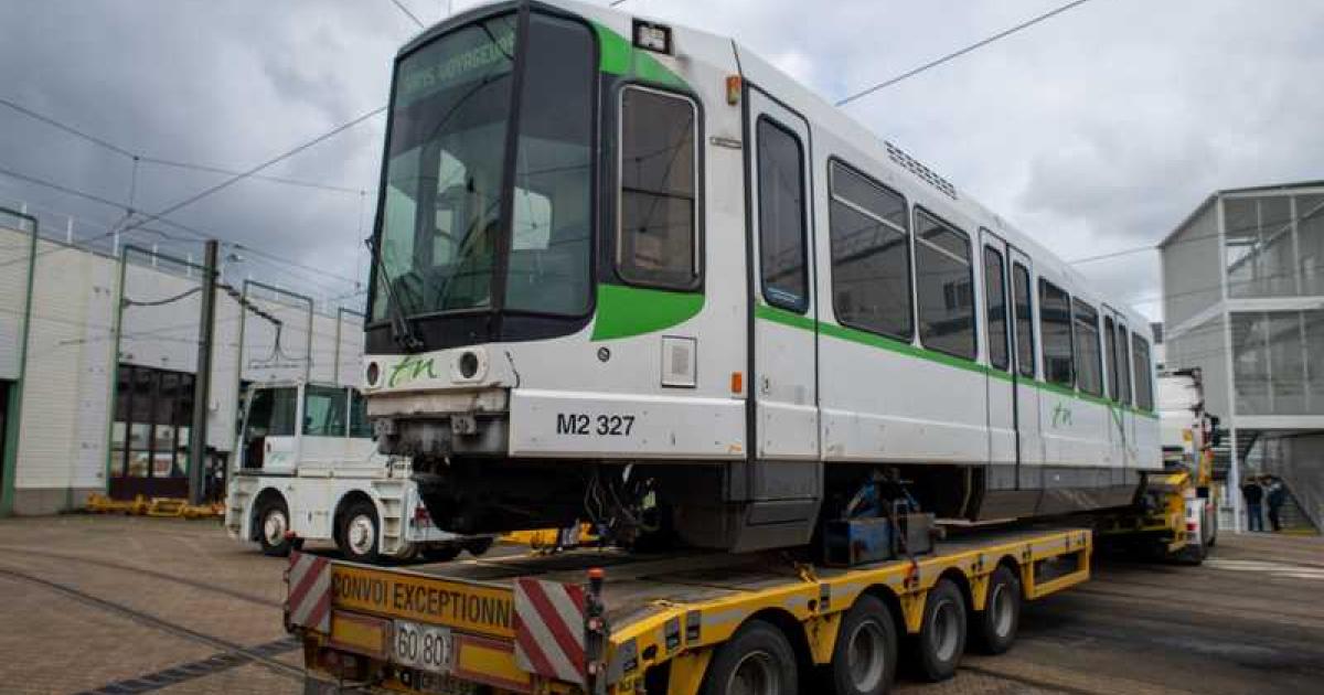 Les premiers trams nantais prennent la voie du recyclage | Nantes ...